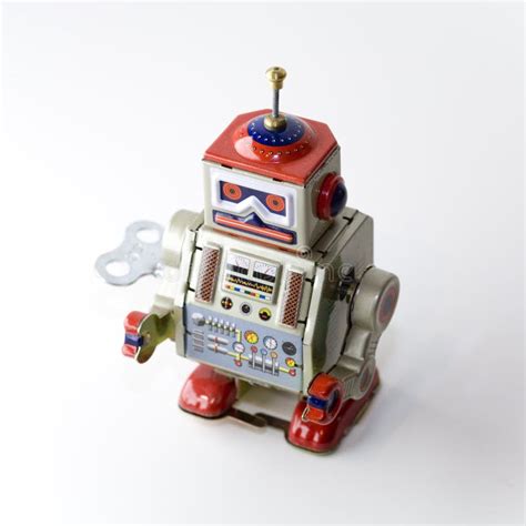 Collectable Clockwork Toy Robot Stock Image Image Of Movement Space 645209