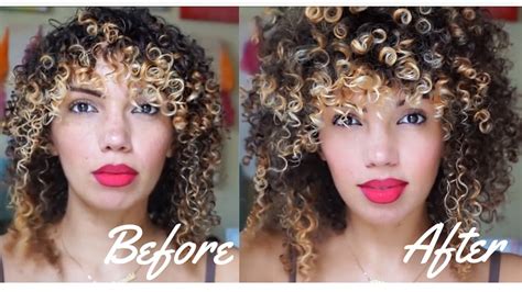 How To Style Finethin Curly Hair Low Density Curls For Thicker