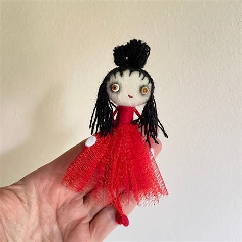 Lydia Deetz Inspired Tiny Doll 3 Violetpie