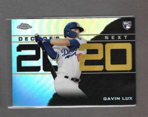 2020 Topps Chrome Update Gavin Lux Dnc 25 Decades Next Los Angeles
