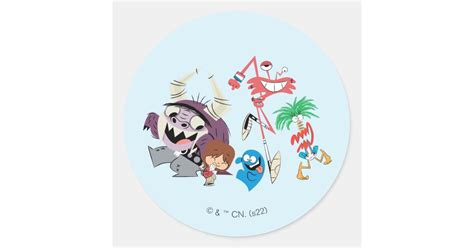 Fosters Home For Imaginary Friends Dancing Classic Round Sticker