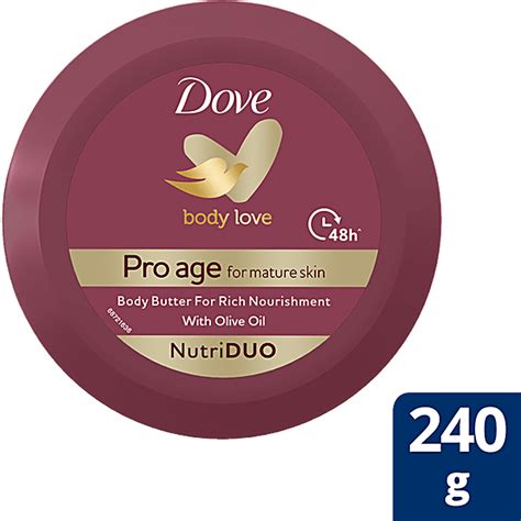 Buy Dove Body Love Pro Age Body Butter For Mature Skin Paraben Free