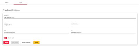 System Notifications Skudonet