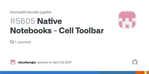 Native Notebooks Cell Toolbar · Issue 5605 · Microsoftvscode