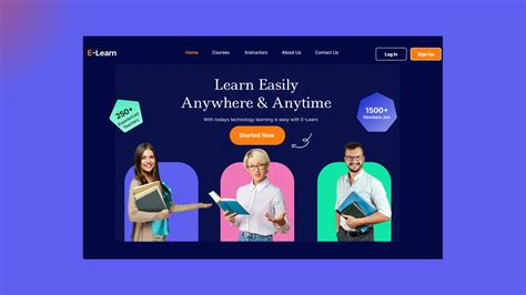 E Learning Header Design Behance