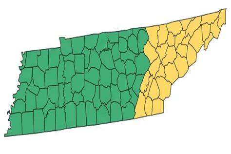 Tennessee Time Zone Does Tennessee Have 2 Time Zones
