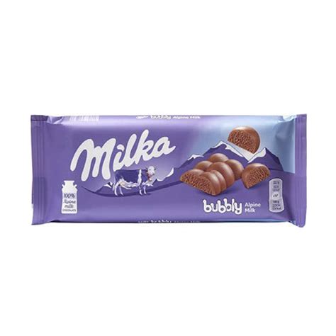 Milka Bubbly Milk 90g X 14 Olive Land