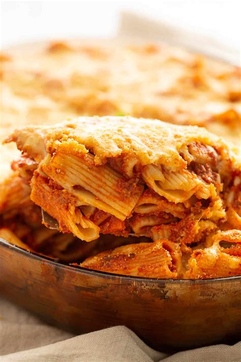 Pasta Al Forno Italian Pasta Bake Wandercooks