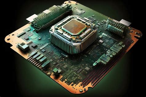 Premium AI Image Electronic Circuit Board Generative AI