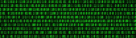 technological green matrix of zeros and ones binary computer code