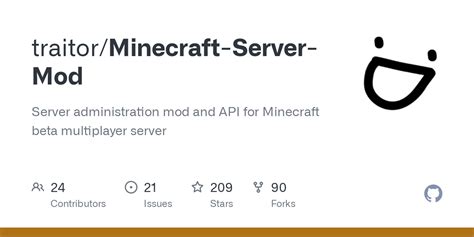 GitHub Traitor Minecraft Server Mod Server Administration Mod And API For Minecraft Beta