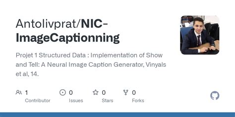 GitHub Antolivprat NIC ImageCaptionning Projet 1 Structured Data