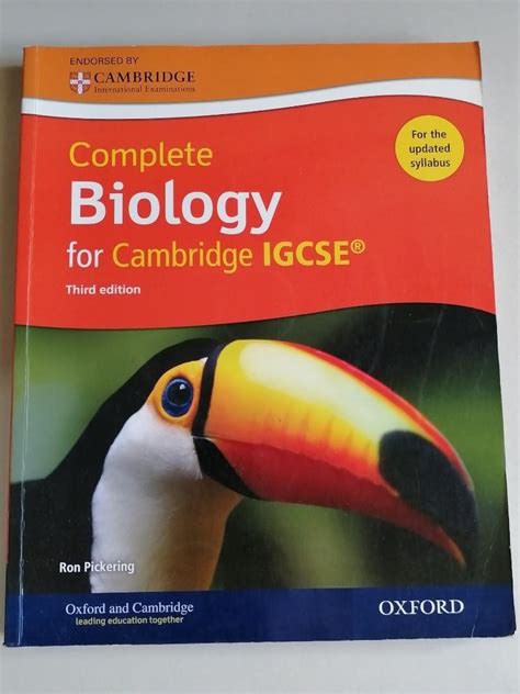 Oxford Complete Biology For Cambridge Igcse Ron Pickering 3rd Edition Hobbies And Toys Books