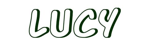 Lucy Name Coloring Pages