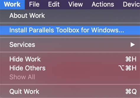 Kb Parallels How Do I Turn On Parallels Toolbox Utilities From Parallels Desktop For Mac