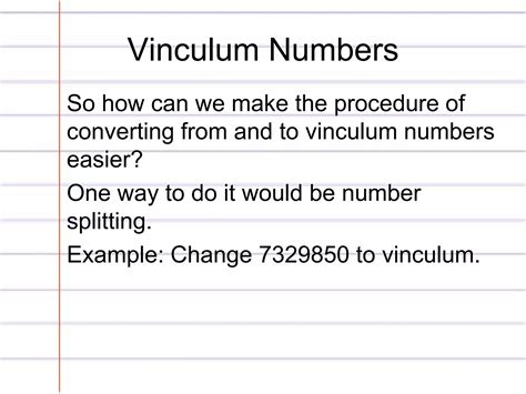 Converting Vinculum Numbers Pptx