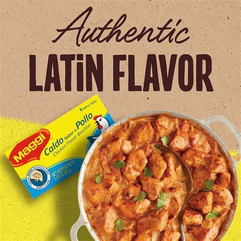 Maggi Chicken Bouillon Caldo Sabor A Pollo