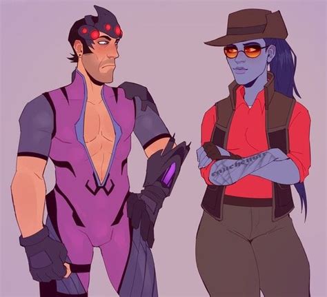 Tf2 And Overwatch Outfit Swap Overwatch Comic Team Fortress 2