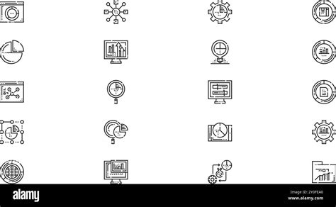 Analytics Icons High Quality Vector Icons Collection With Editable