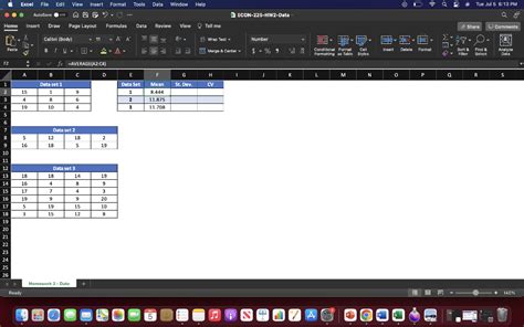 Solved Excel File Edit View Insert Format Tools Data Window
