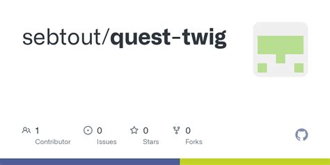 GitHub Sebtout Quest Twig