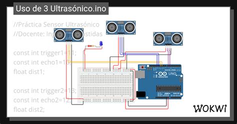 Práctica Ultrasónico Wokwi ESP32 STM32 Arduino Simulator