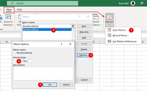 Limit Or Reset The Scrolling Range Of A Worksheet In Excel Brainbell
