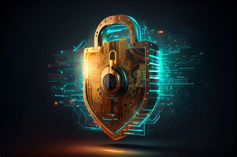 Cyber Security Technology Concept Generative Ai Stock Illustration Illustration Of Password