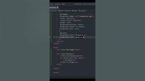 How To Create A Blur Background Image Using Only Html And Css Html Css Blur Image Shorts