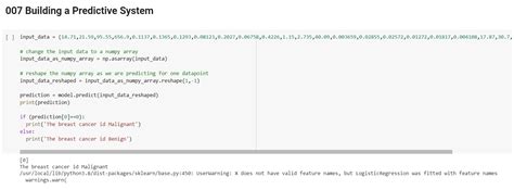 Github Nikhil Project Logistic Regression Breast Cancer Classification Logistic