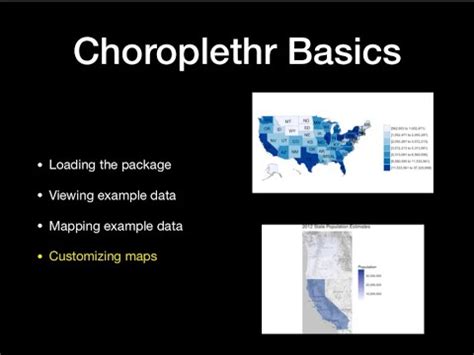 Choroplethr Basics Module Lesson Customizing Maps YouTube