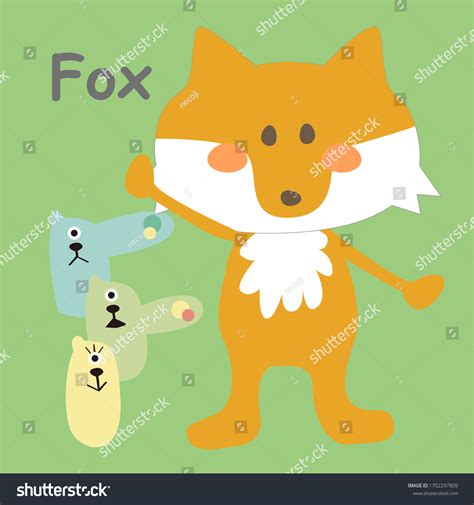 English Alphabet Funny Monsters Card Stock Vector Royalty Free