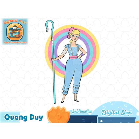 Disney Pixar Toy Story 4 Bo Peep Rainbow Circle T Shirt T Sh Inspire