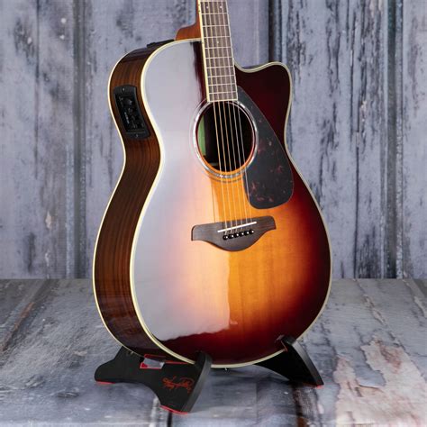 Yamaha Fsx830c Concert Acousticelectric Brown Sunburst For Sale
