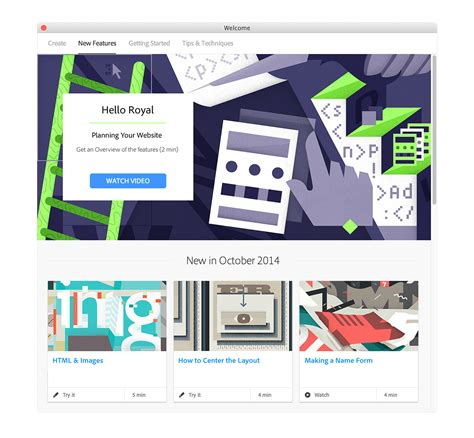 Adobe Dreamweaver Tutorial Content Set 2 Behance