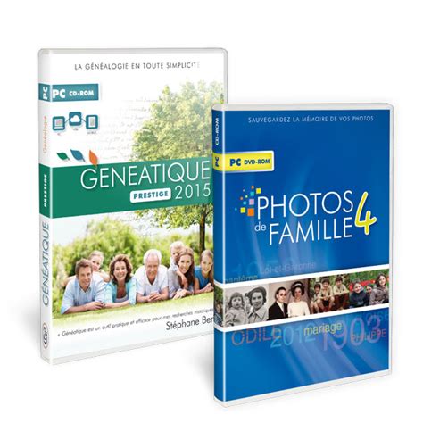 Généatique 2015 Prestige Photos de Famille 4 CDIP Boutique