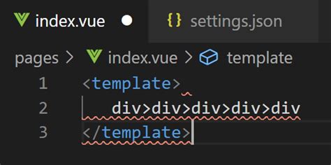 Vue Template In Vs Code Doesnt Allow Emmet Dev Community