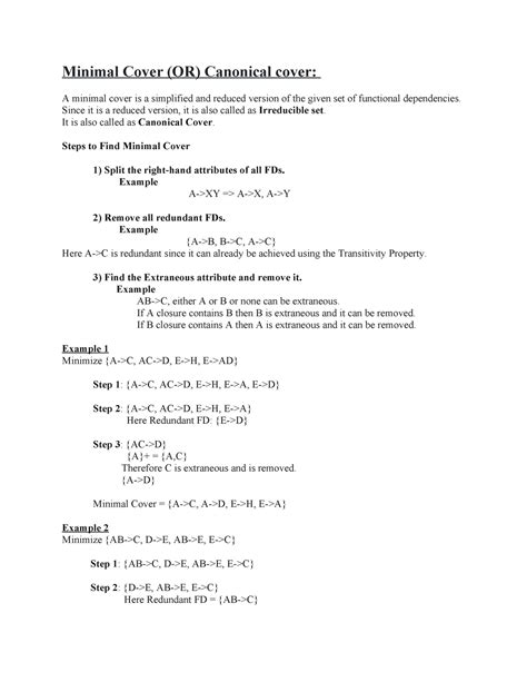relational database design normal forms and decomposition minimal
