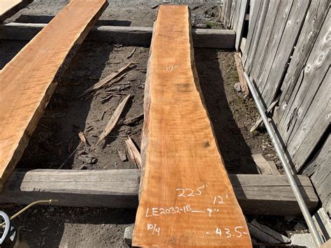 Live Edge Curly Cherry Le2032 1b 104 12 Irion Lumber Company