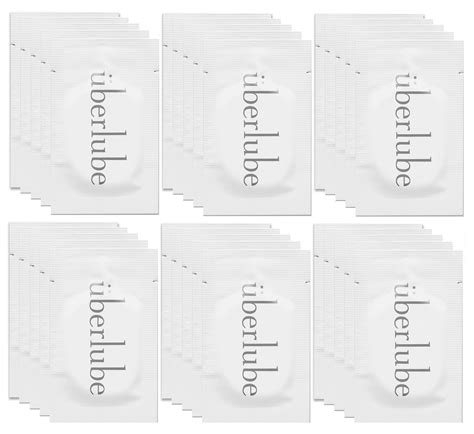Uberlube Überlube Sample Travel Silicone Luxury Lubricant 50x3ml 50