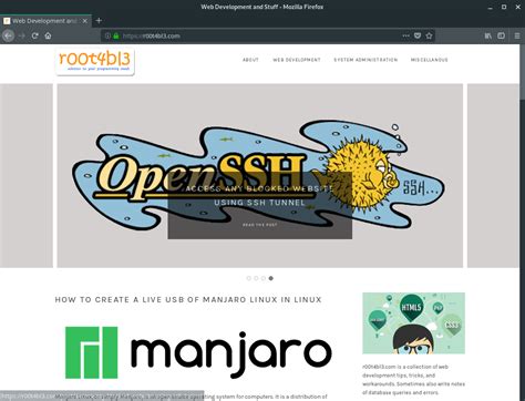 How To Create A Live Usb Of Manjaro Linux In Linux R T Bl