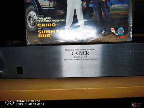 Carver M-4.0t 375W Silver 7 Tube Sound 2-Channel Power Amplifier Photo ...