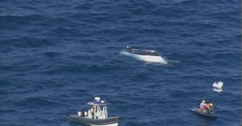 10 People Rescued After Fishing Boat Overturns Off Haulover Beach Cbs