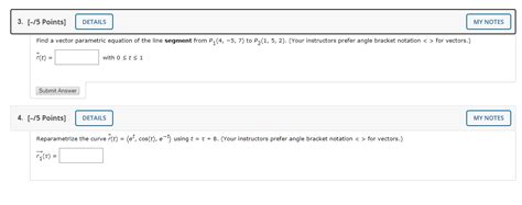 solved 3 [ 5 points] details my notes find a vector