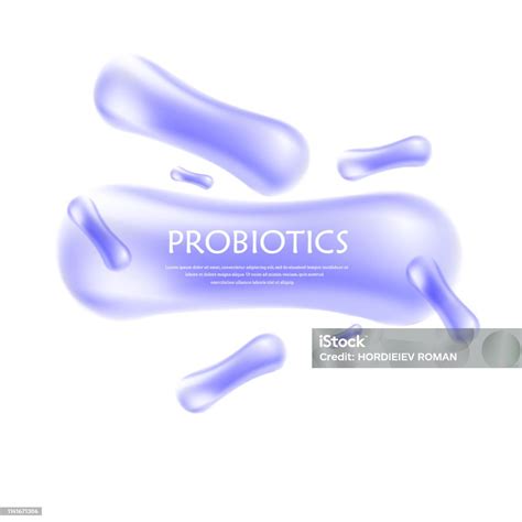 Probiotics 박테리아 벡터 젖산균에 대한 스톡 벡터 아트 및 기타 이미지 젖산균 감기와 독감 건강관리와 의술