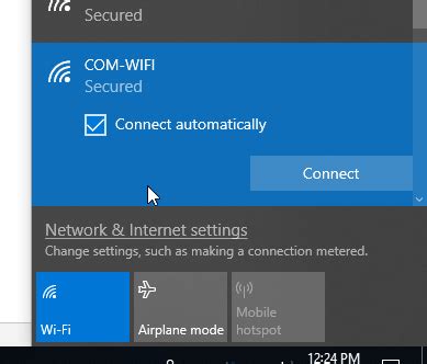 Connect To COM WIFI Information Technology
