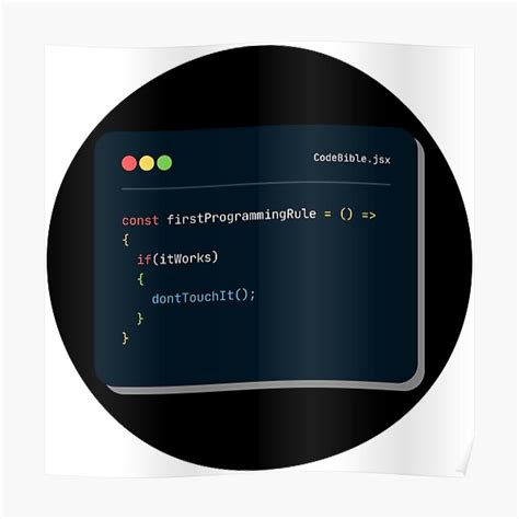 First Programming Rule Codebiblejs Programming Tips Sticker Jsx