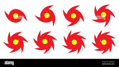 Hurricane Whirlwind Tornado Signs Symbols Vector Stock Vector Image