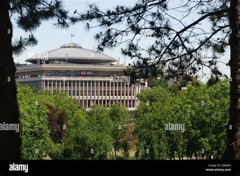 Bucharest, Romania - May 20, 2022: The building of the Rectorate of the Polytechnic University ...