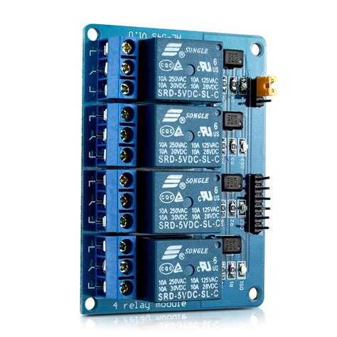 Set 3 Module Releu Cu 4 Canale 5v Pentru Arduino Raspberry Pi Kwmobile